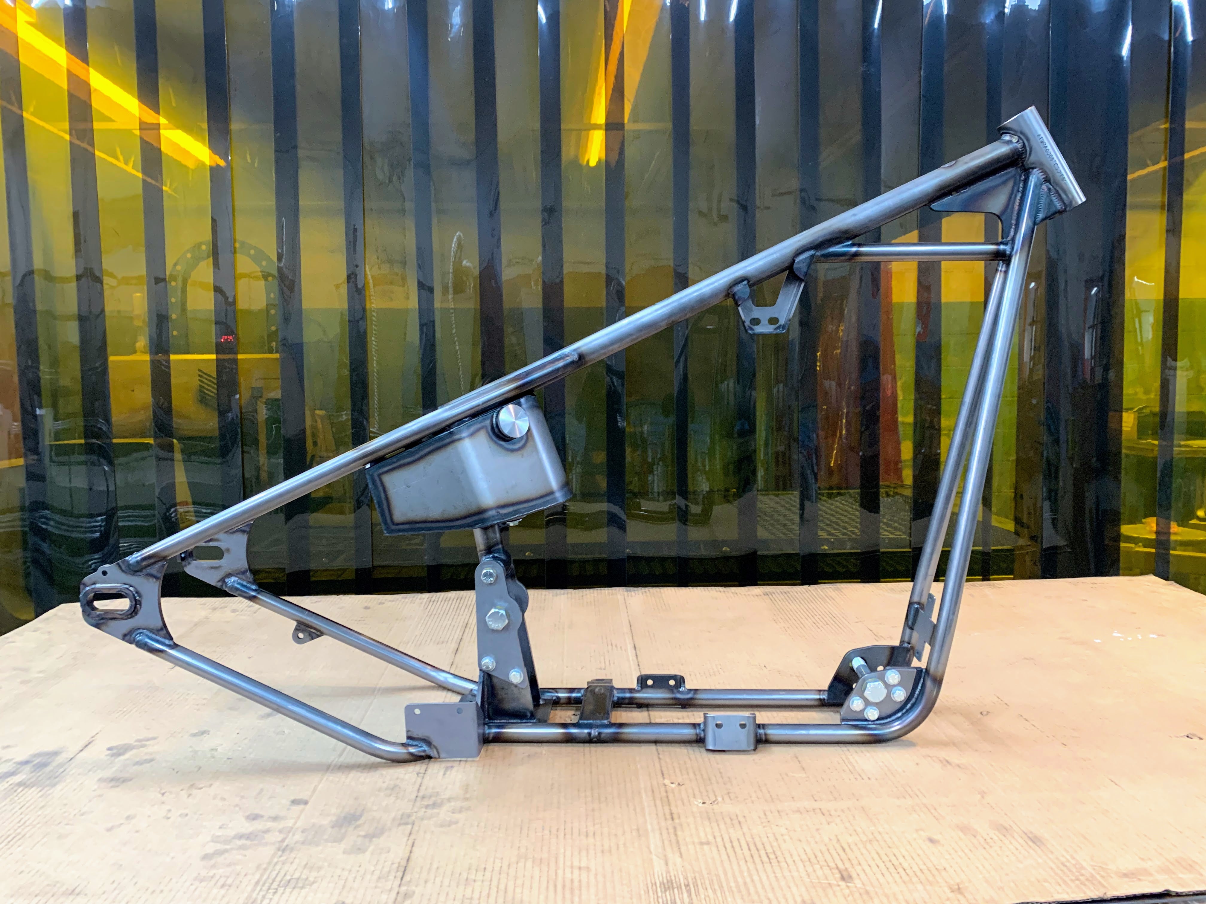 Gasbox Chopper Rigid Frame for Rubber Mounted Sportster's – The Gasbox