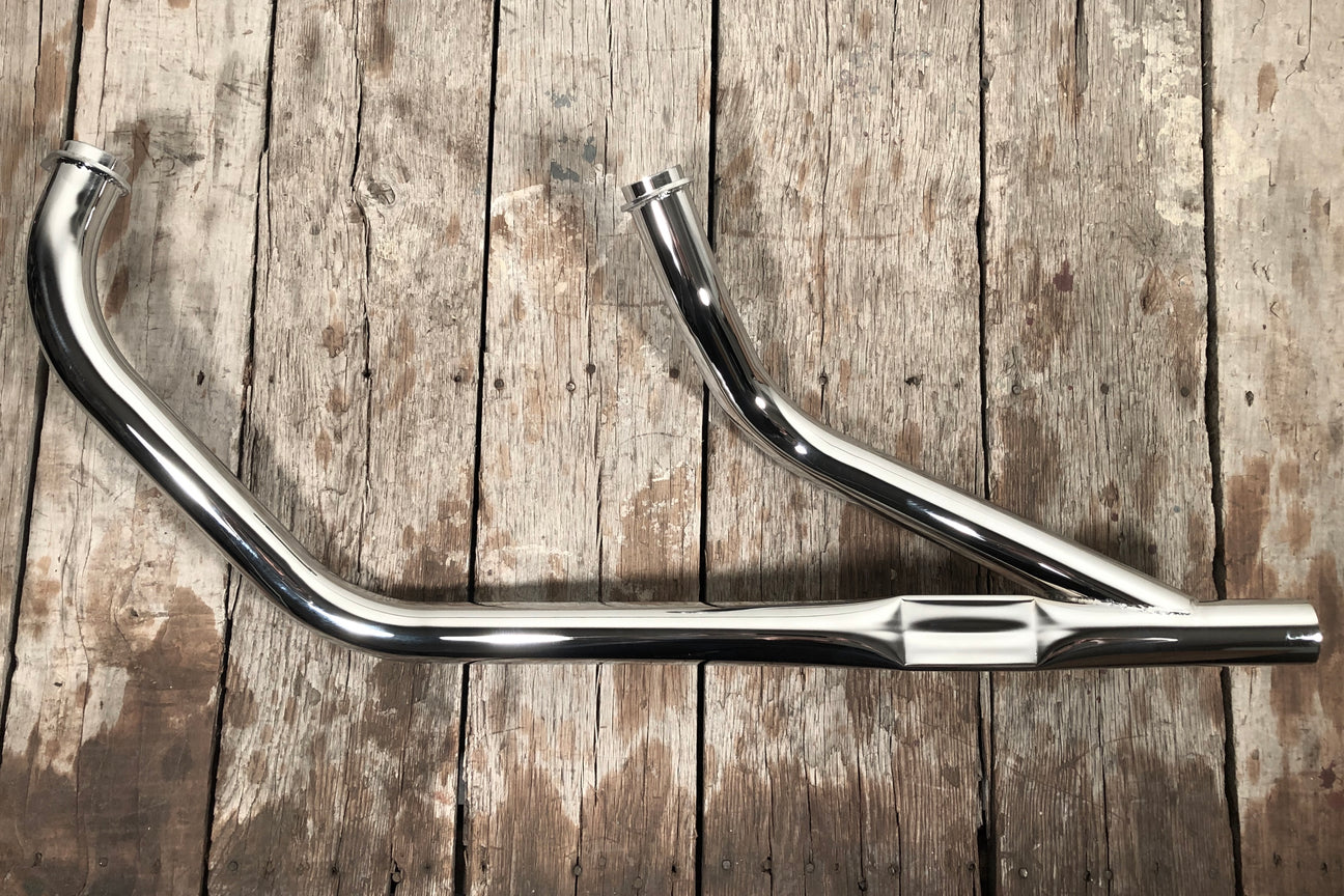 Shovelhead 2 into 1 Exhaust – The Gasbox
